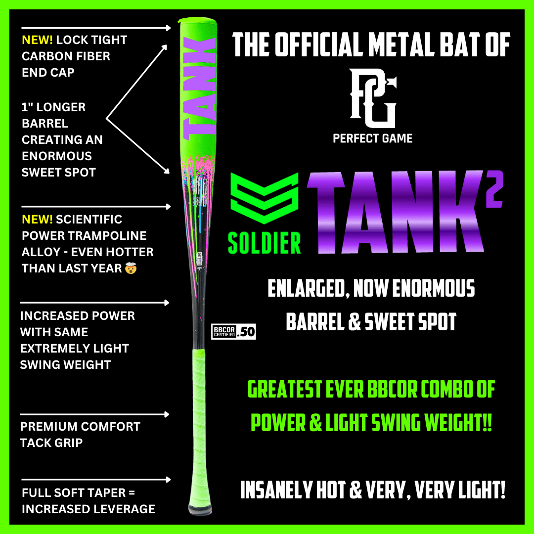 2026 SOLDIER TANK2 BBCOR BASEBALL BAT – Unbreakable Vibes Athletics, LLC